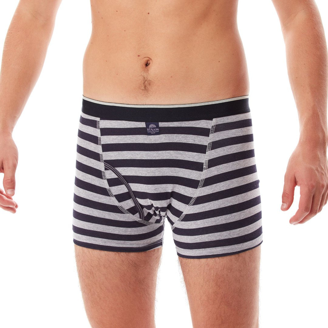 McAlson boxer brief MJ0202 - Classic navy large striped